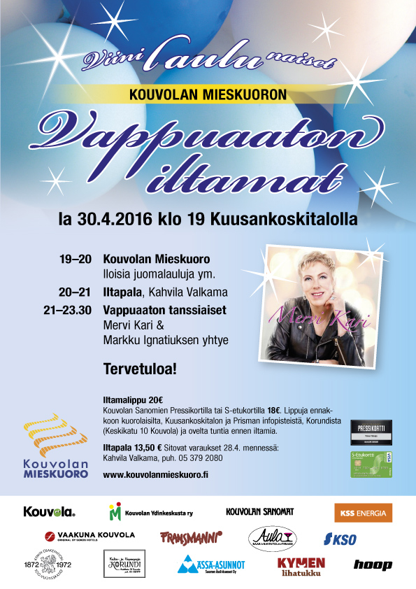 Konsertit ja tapahtumat » Kouvolan Mieskuoro